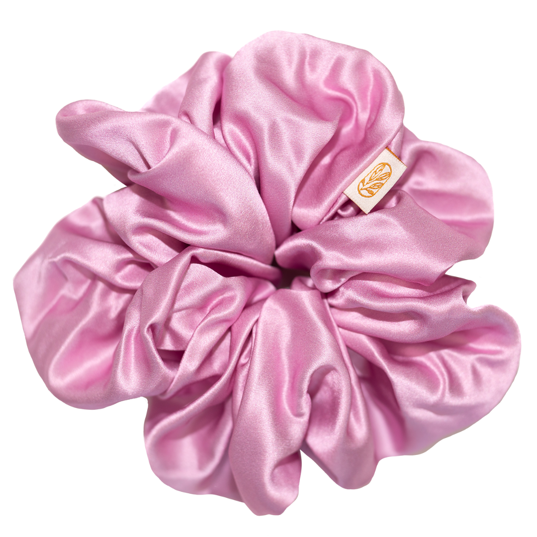Lilac Silk Scrunchie For Curly Hair – Curlfriend Collective